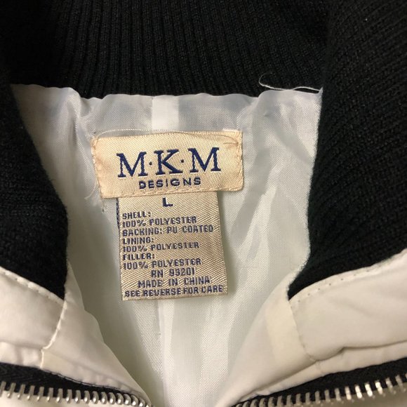 MKM Designs | Jackets & Coats | Mkm White And Black Jacket | Poshmark